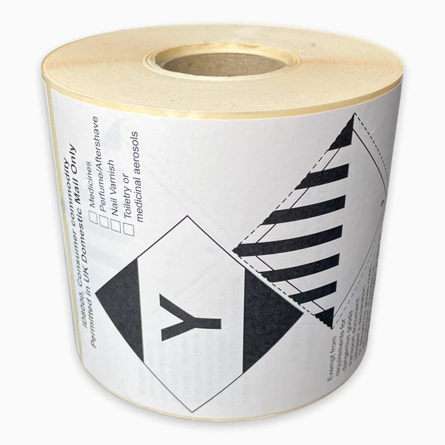 ID8000 LABELS DANGEROUS Goods Consumer Commodity Royal Mail Postage ...