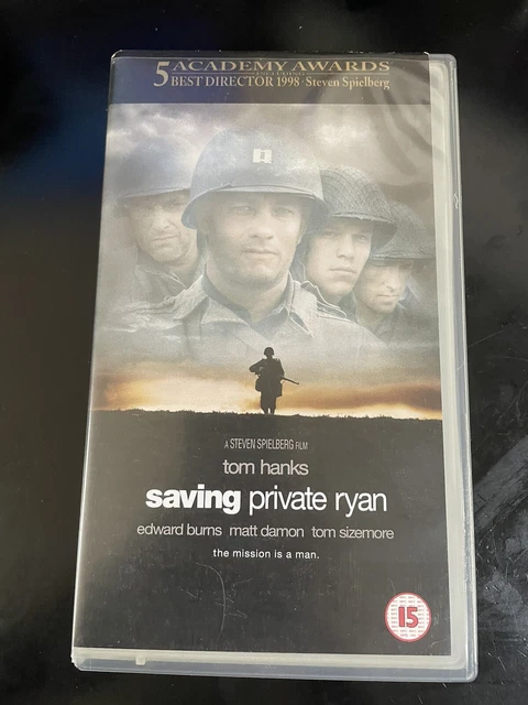 SAVING PRIVATE RYAN VHS Tape -Tested - Tom Hanks £2.50 - PicClick UK