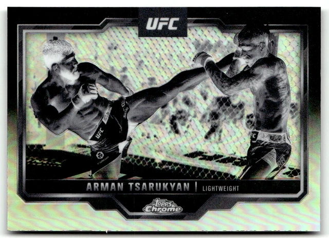 TOPPS CHROME UFC 2025 No. 94 Arman Tsarukyan Reractor Negativo EUR 1,82 ...