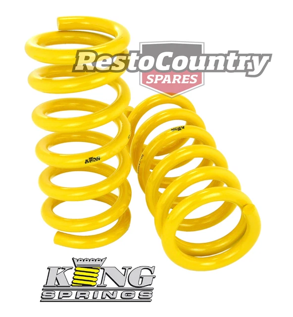 FORD V8 COIL KING Spring PAIR FRONT Super Low Falcon EB ED EF EL XH ...