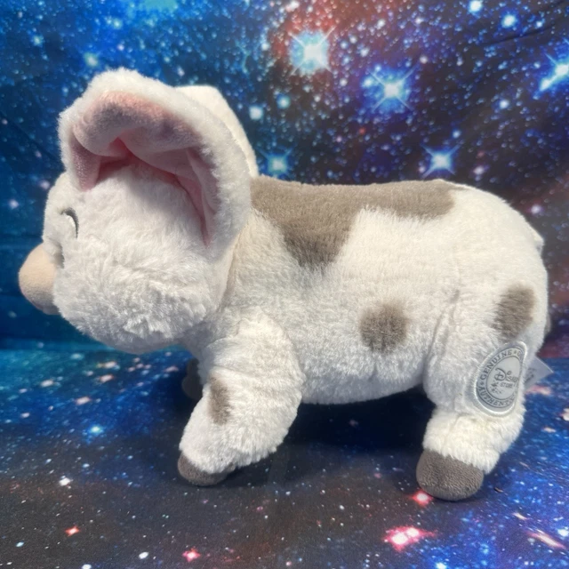 DISNEY STORE OFFICIAL Moana’s Pua Pig Plush Toy 10" Long *Stamped Leg ...