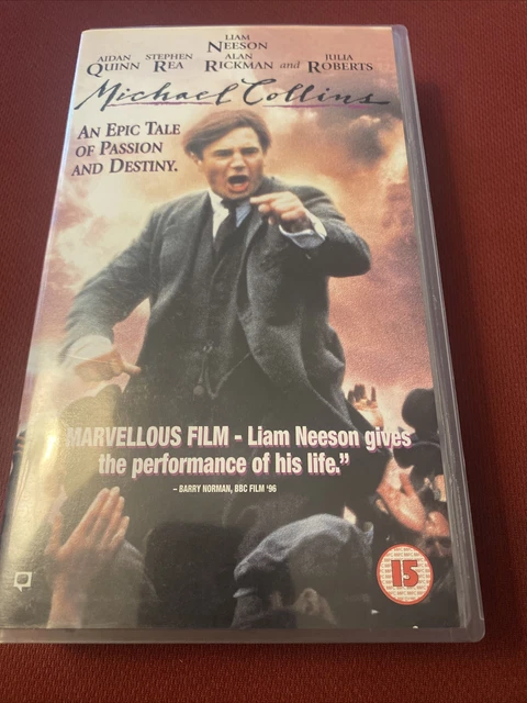 MICHAEL COLLINS VHS Video Tape Liam Neeson £2.50 - PicClick UK