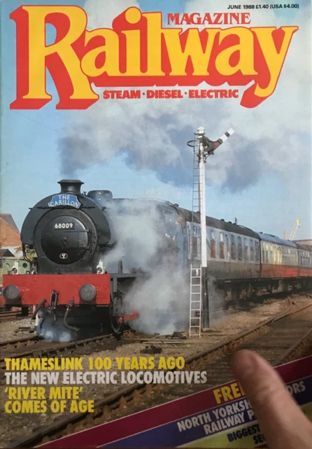 BACK ISSUE: THE Railway magazine: 1988-06: June: Ian Allen. £1.25 ...