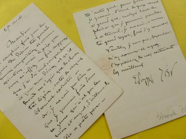 EDOUARD ZIER (1856-1924) PEINTRE. Eléve Jean Léon Gerôme. BECASSINE ...