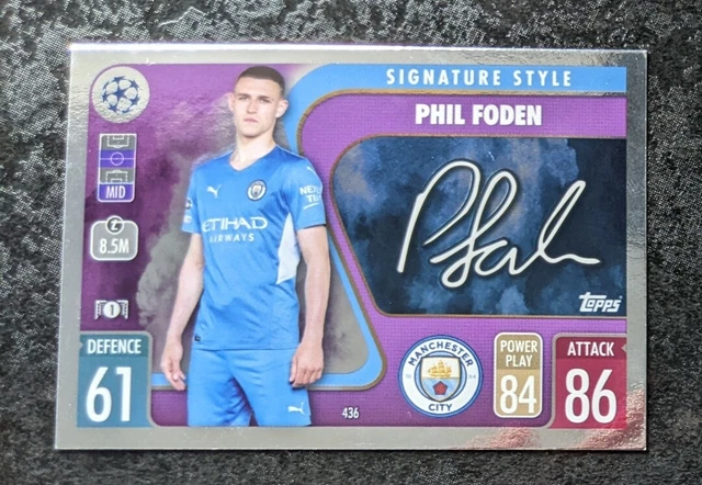 MATCH ATTAX 21/22 Phil Foden Signature Style #436 £1.68 - PicClick UK