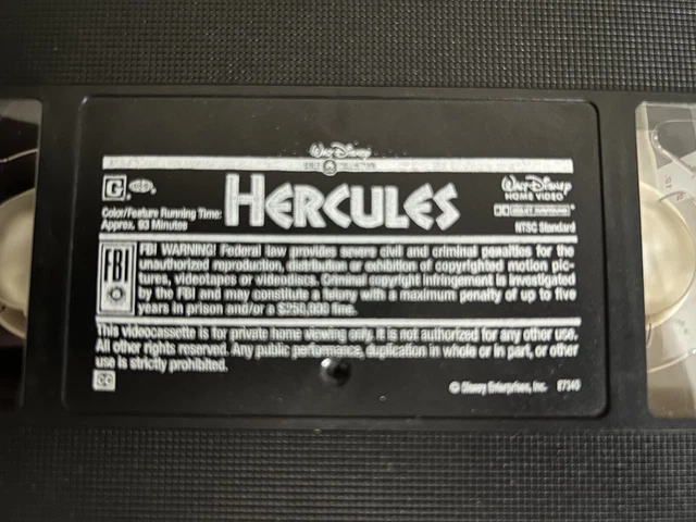 DISNEY HERCULES GOLD Collection VHS £9.64 - PicClick UK