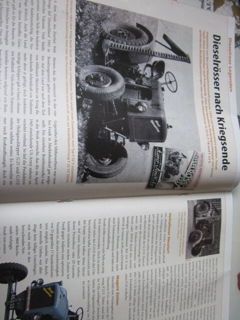 FENDT DIESELROSS F 22 V, F22 VZ 1946-1949, Allgaier R 18 Traktor Archiv ...