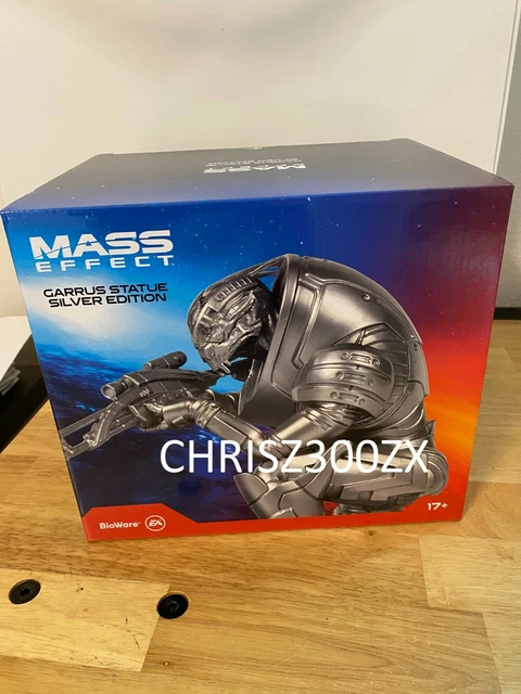 MASS EFFECT LEGENDARY Garrus Silver Edition Statue Polyresin Figure M ...