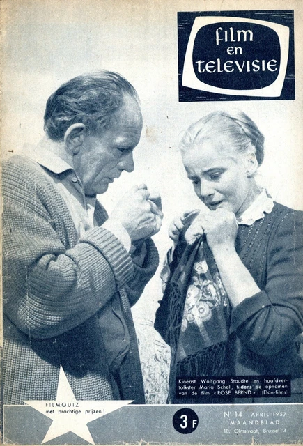FILM EN TELEVISIE 1957 14/57 Maria Schell Jean Seberg Pater Jan Joos A ...