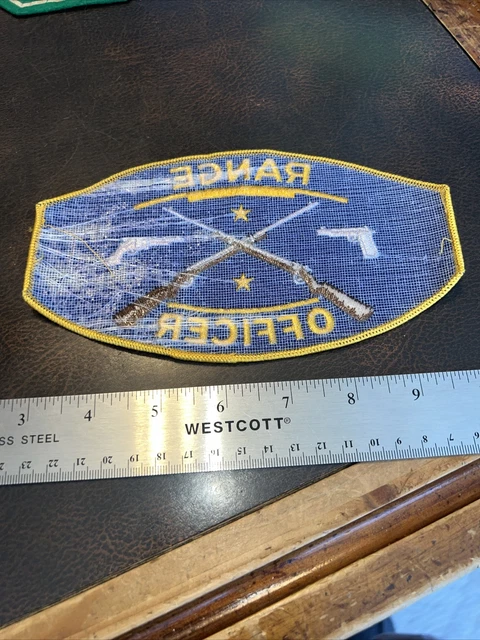 VINTAGE NRA GUN Club Patch Range Officer £9.55 - PicClick UK