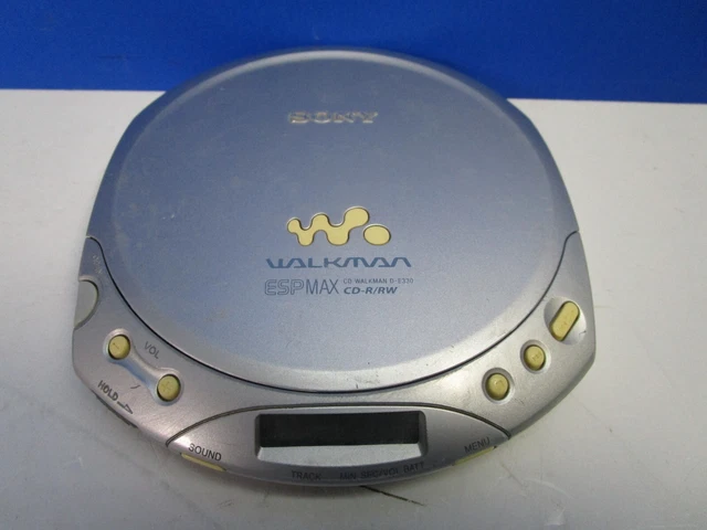 WORKING VINTAGE SONY CD WALKMAN D-E330 portable DISCMAN PLAYER esp max £38.73 - PicClick UK