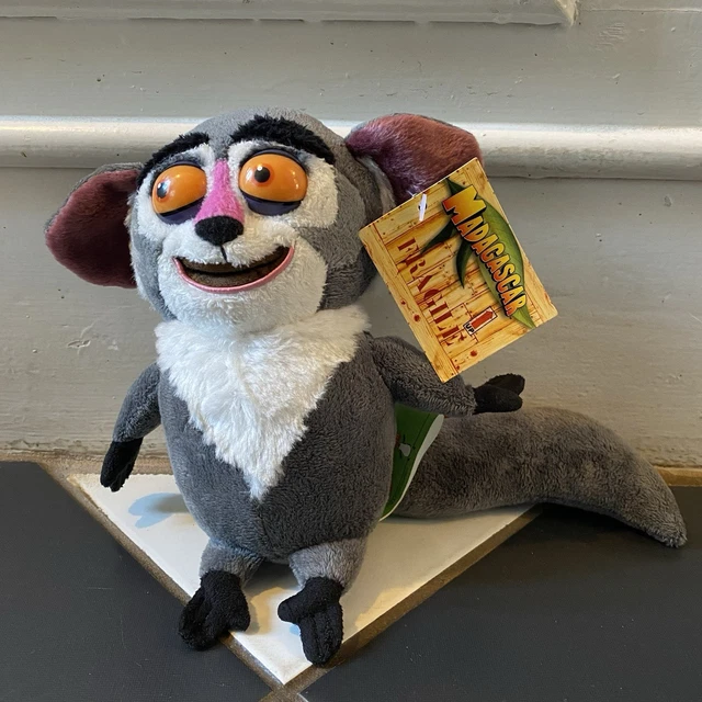 MADAGASCAR MAURICE 7& Soft Toy Plush Vintage 2004 Dreamworks Gosh! New ...