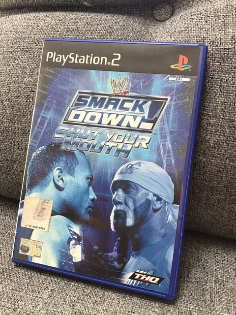 WWE SMACKDOWN SHUT Your Mouth PS2 PlayStation 2 Video Game Original UK ...
