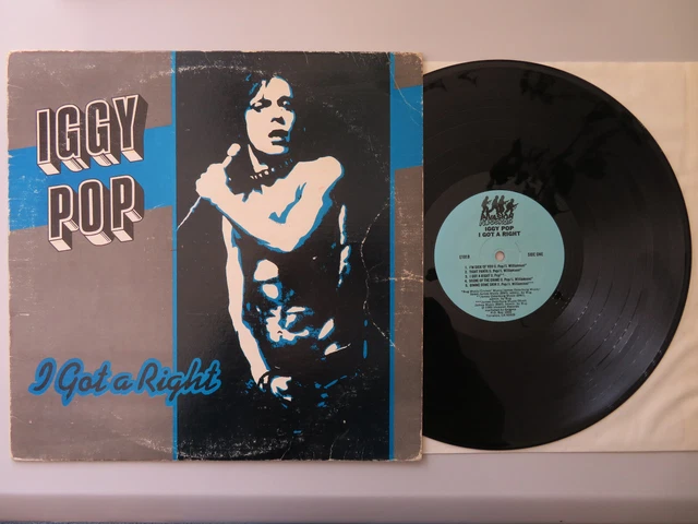 IGGY POP & The Stooges - I Got A Right Bomb Invasoin Enigma Records E1019 USA LP EUR 25,00 ...