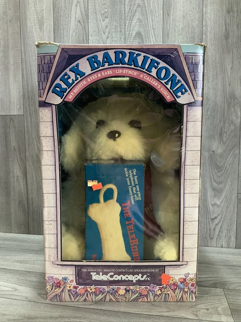 REX BARKIFONE DOG Phone TeleConcepts Animated Remote Controlled Pet ...