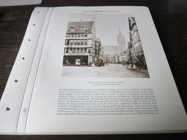 HANNOVER ARCHIV 3 Stadtbild 110 Schmiedestraße nach Süden 1882 Foto ...