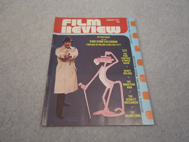 FILM REVIEW MAGAZINE,JANUARY 1977 ,The Pink panther strikes back £7.75 ...