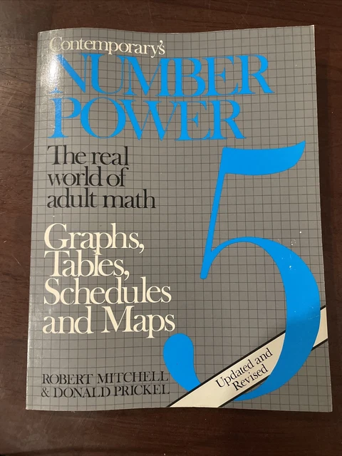 ADULT MATH GRAPHS Tables Schedules and Maps Contemporary’s Number Power ...