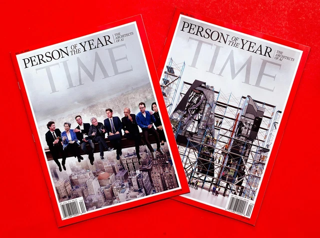 TIME MAGAZINE DEC 29th 2025 Person of the Year Architects of AI SET ...