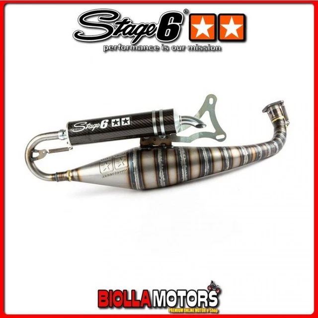 S6-9516605 POT D'ECHAPPEMENT Stage6 R1400 RACE MKII, ITALJET Dragster ...