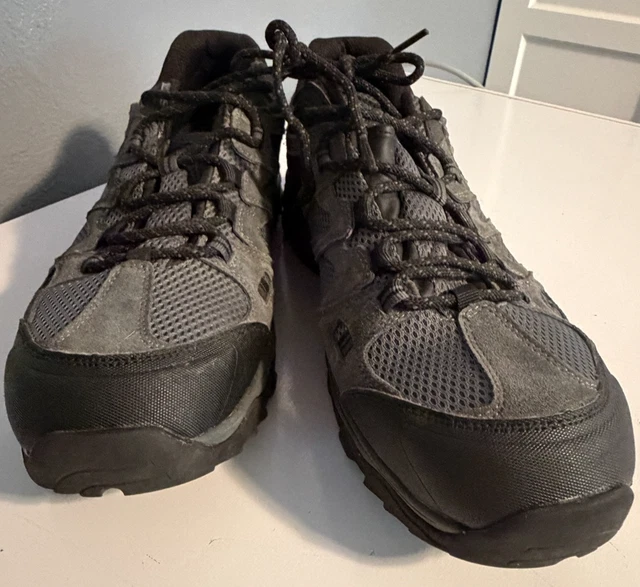 HI-TEC RAVUS WATERPROOF Hiking Shoes Mens 13 Gray Black Trail Outdoor ...