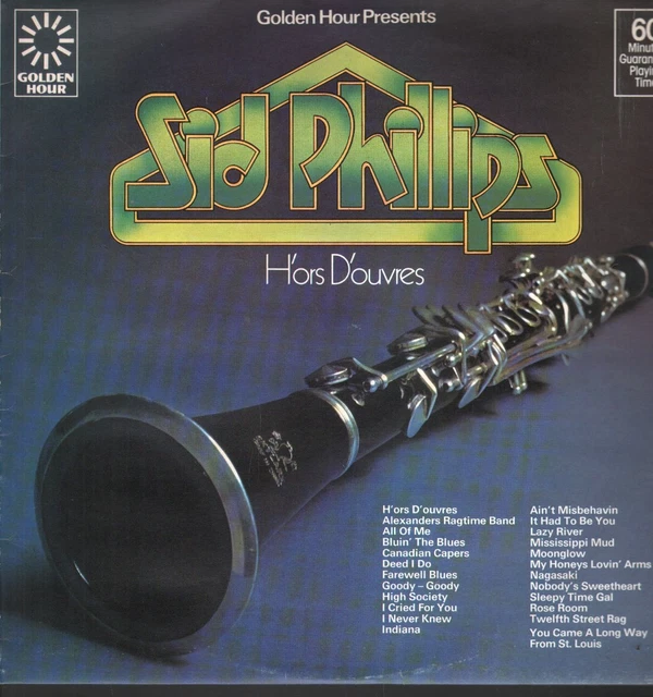 SID PHILLIPS AND His Band Hors D'oeuvres LP vinyle UK Golden Hour 1974 ...