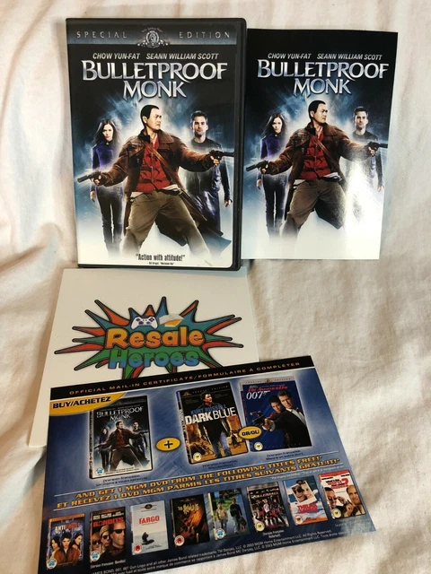 BULLETPROOF MONK SPECIAL Edition DVD Fullscreen FR/EN/ES Audio w ...