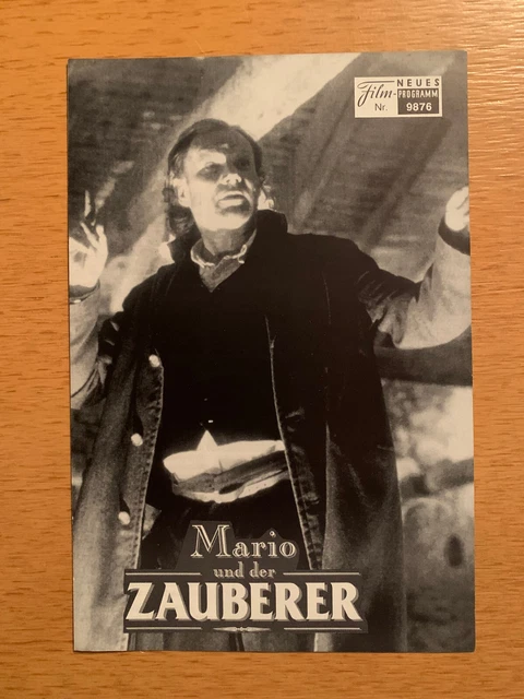 NFP 9876 ~ Mario und der Zauberer ~ JULIAN SANDS, KLAUS MARIA BRANDAUER ...