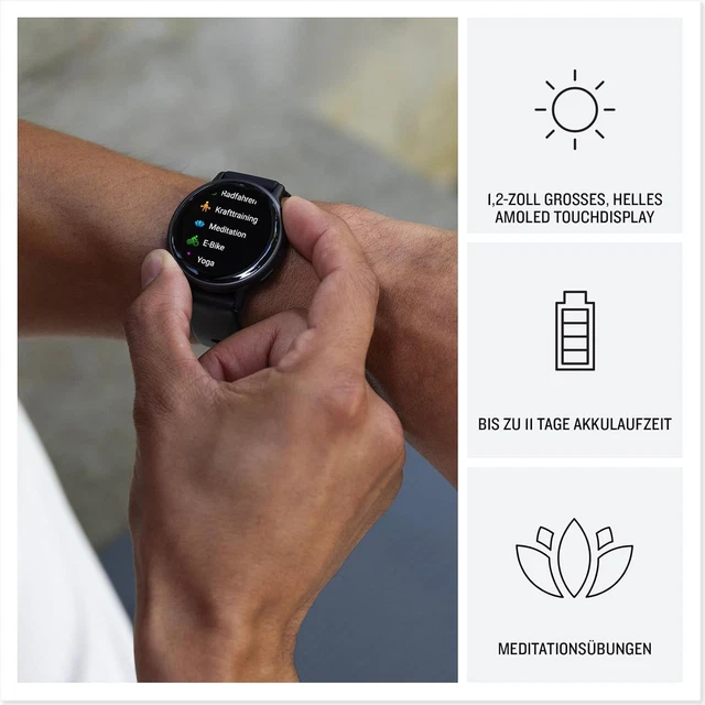 GARMIN VIVOACTIVE 5 42mm GPS-Smartwatch m.1,2" AMOLED Touchdisplay ...