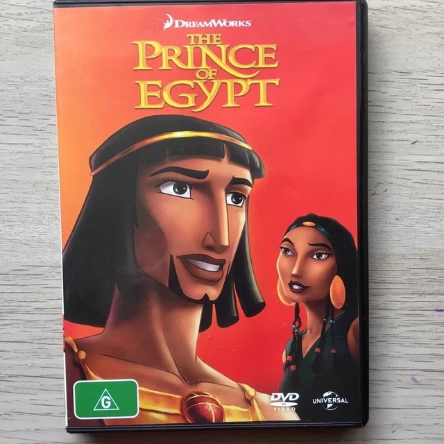 THE PRINCE OF Egypt (1999, 1 Disc DVD Set) Region 4 AU PAL Kids ...