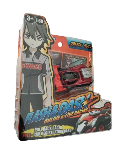 FLASH & DASH Online And Live Racing Car - Dark Evil - By Danbar Toys ...