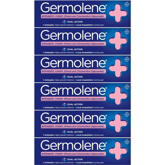 GERMOLENE ANTISEPTIC CREAM 30gm - Pack of 6 £16.49 - PicClick UK
