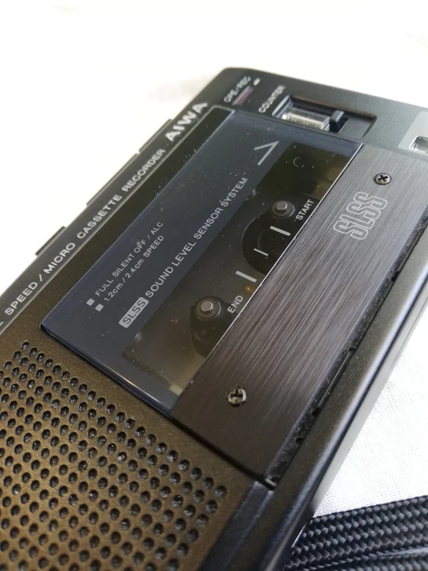AIWA TP-M8 MICRO Cassette Recorder SLSS ,TP M8 ( LIKE WALKMAN ) vintage £46.80 - PicClick UK