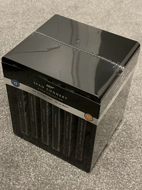 JAMES BOND 007 Sean Connery Collection Limited Edition Steelbook Set 4K ...