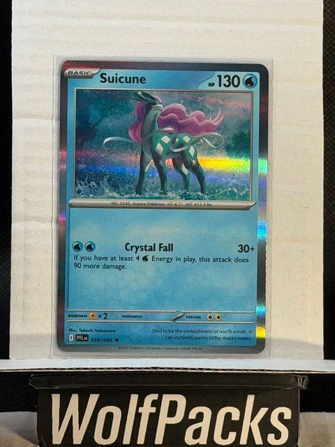 POKÉMON TCG Me02: Phantasmal Flames - Suicune #26 Rare Holo £1.33 ...