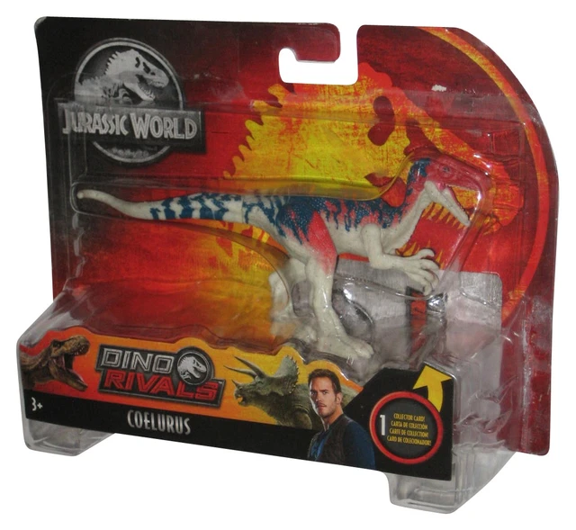 JURASSIC WORLD DINO Rivals Coelurus Figura de Dinosaurio Mattel 2018 ...