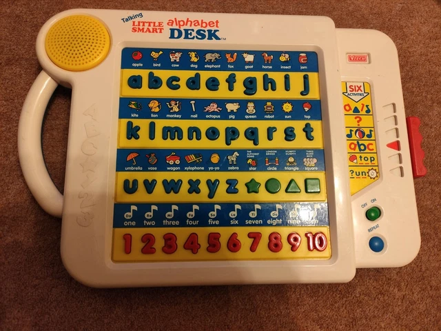 VINTAGE VTECH TALKING Little Smart Alphabet Desk Learning Educational ...