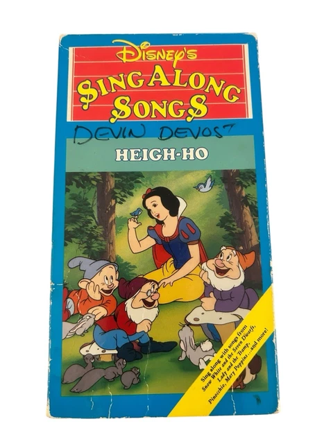 DISNEYS SING ALONG Songs - Snow White: Heigh-Ho (VHS, 1994) EUR 9,52 ...