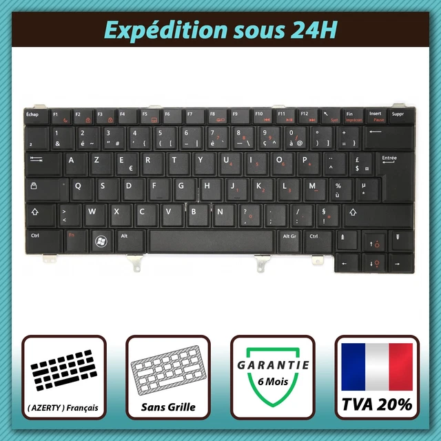 CLAVIER FRANÇAIS AZERTY Pour Dell Latitude E6440 / E6420 / E6430 08G016 ...