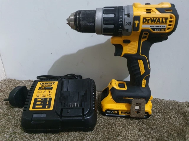 DEWALT 18V XR Brushless Combi Drill +2ah Battery & Charger DCD796 £64.99 - PicClick UK