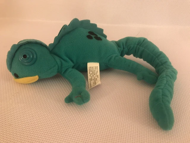 DISNEY'S TARZAN 1999 Bug Eye Chameleon Plush Beanie Toy Mattel £19.99 ...