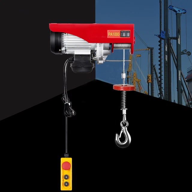 1000KG ELECTRIC HOIST Winch Engine Support Arm Winch Lifting Scaffold ...