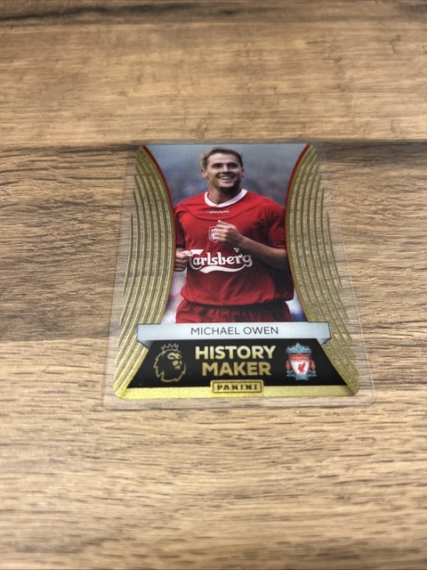 PANINI ADRENALYN XL 2025: MICHAEL OWEN. History Maker. LIVERPOOL £8.99 ...