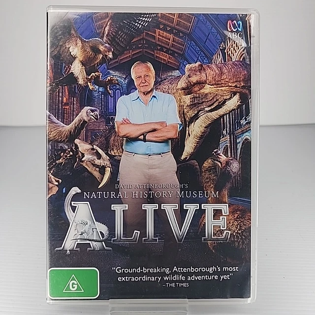 DAVID ATTENBOROUGH'S NATURAL History Museum Alive DVD 2013 Documentary ...