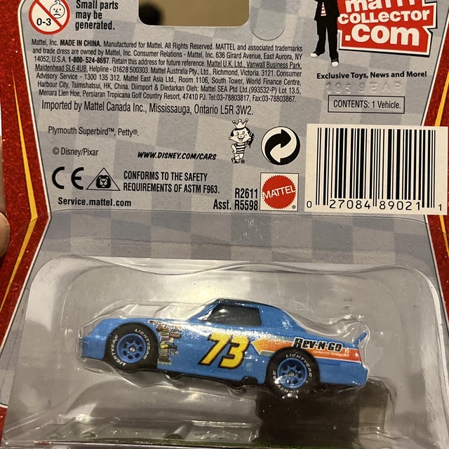 DISNEY PIXAR CARS Kmart Rubber Tires No.73 Rev ‘n’ Go 1:55 diecast new ...
