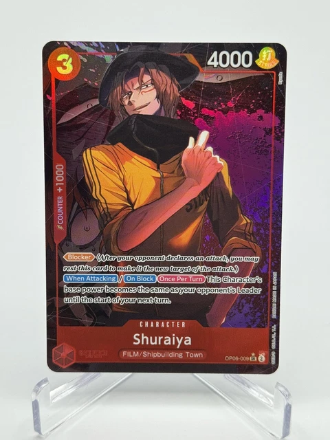 ONE PIECE TCG Wings of the Captain Shuraiya OP06-009 (Alt Art) Anglais ...