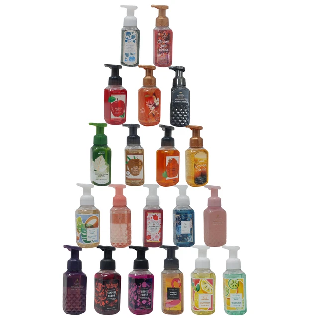 BATH & BODY Works Gentle Foaming Hand Soaps Winter Autumn & Fall Scents ...