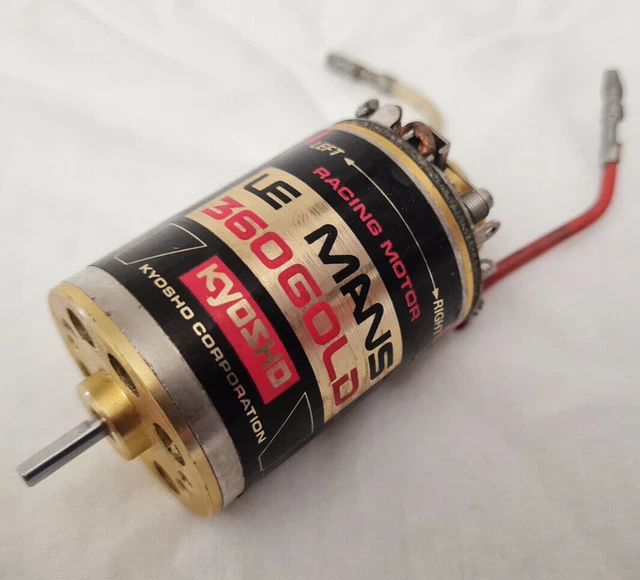 KYOSHO LE MANS 360 GOLD 1:10 Vintage RC Brushed Electric 540 Racing ...