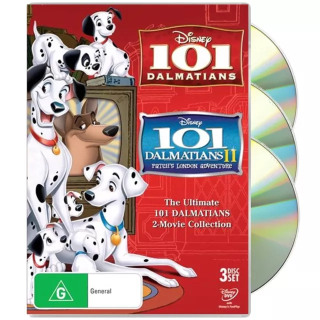101 Dalmatians 101 Dalmatians 2 Patchs London Adventure Dvd Pal Region 4 Eur 1401