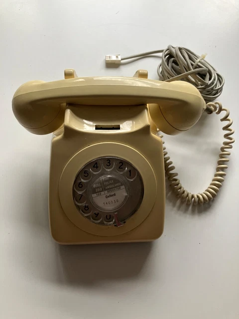 GPO BT 746 Cream Rotary Dial 1980s good working condition £13.99 ...